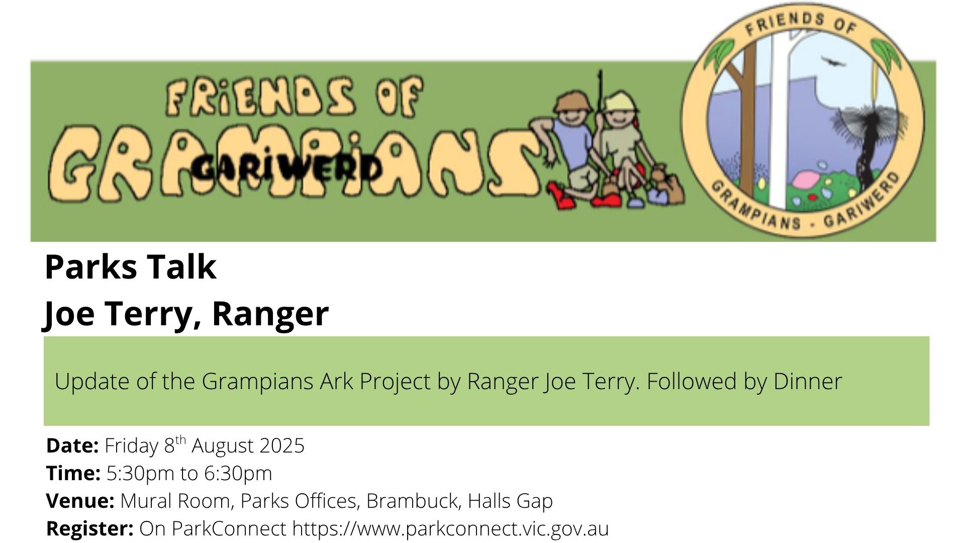 FOGG August Talk 2025 - Halls Gap